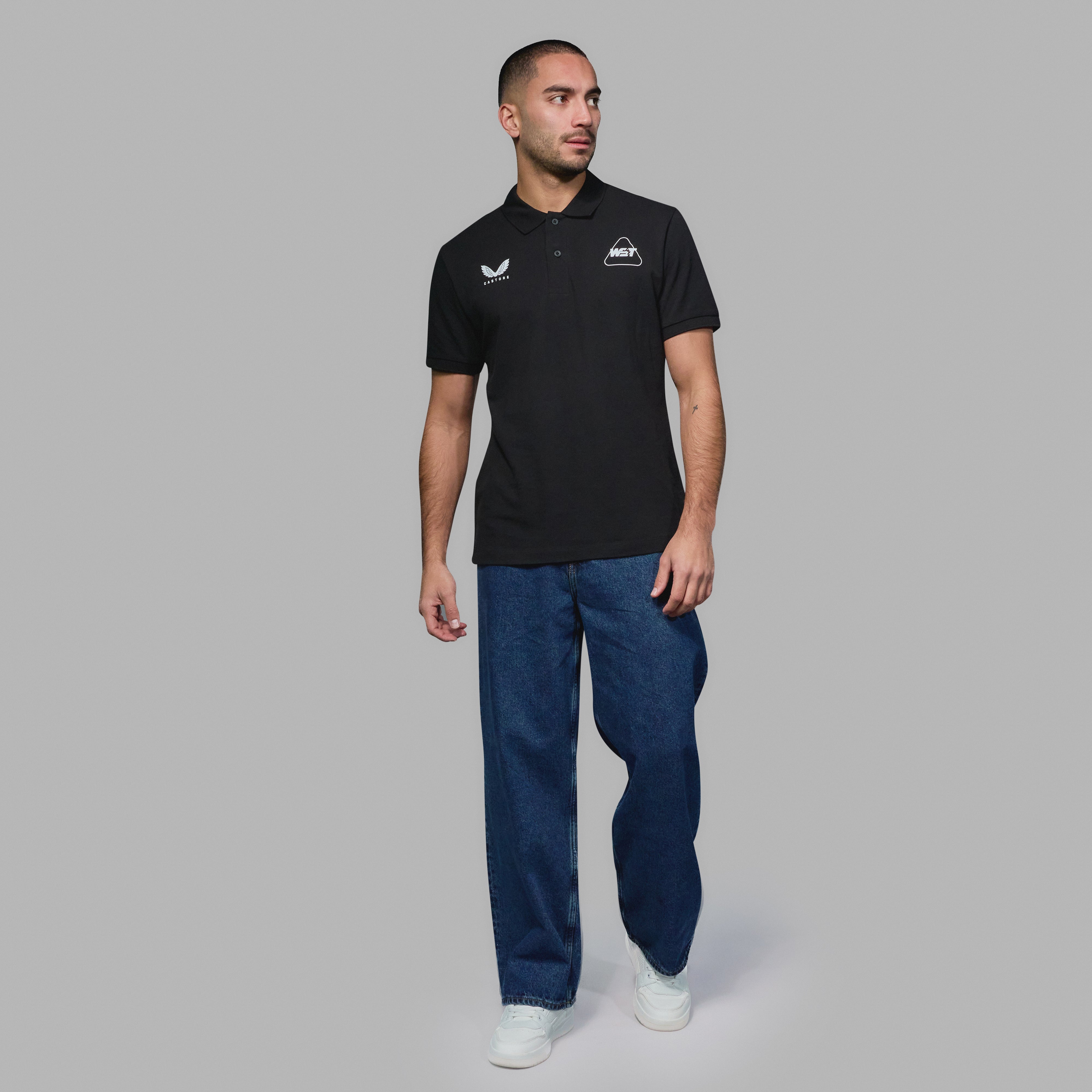 WST Men's Black Polo Top – World Snooker Tour